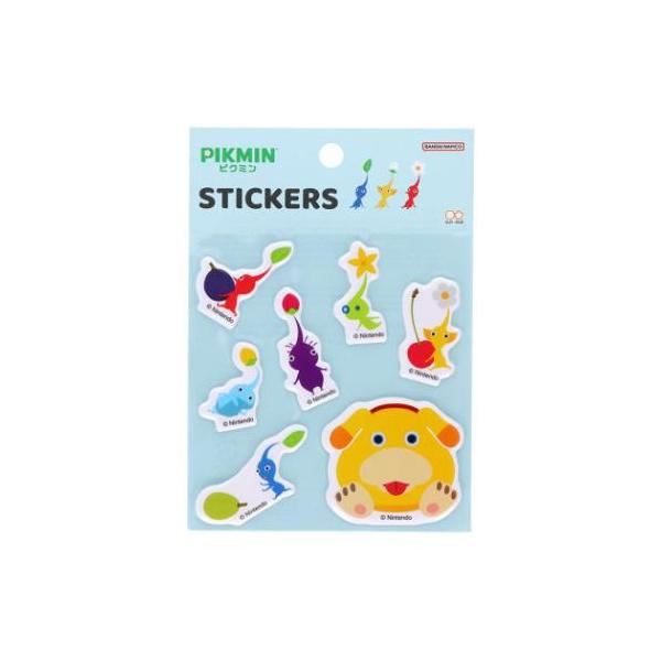 「ステッカー：キャラクター」 ピクミン グッズ シールシート ゲームキャラクター 様々なピクミン達が楽しめるデザイン ステーショナリー第2弾 大人気ゲーム[ピクミン]のかわいいステーショナリーが登場時間の移り変わりを表現したデザインやピクミ...