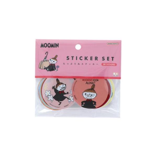 「ステッカー：キャラクター」 ムーミン ステッカー たっぷりステッカーセット リトルミイ 北欧 サンスター文具 ヒュバ マトカはフィンランド語で良い旅を！という意味 大人気[Moomin/ムーミン]グッズにまたまた可愛いnewアイテム登場ム...