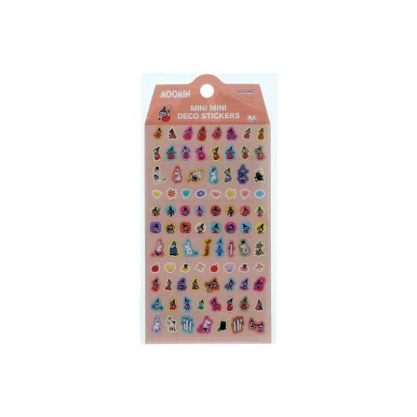 「シール：キャラクター」 ムーミン ミニミニデコシール シールシート リトルミイ 北欧 キャラクター ぷっくり＆プチサイズがとってもかわいい！たっぷり使えるシール 大人気[Moomin/ムーミン]グッズにまたまた可愛いnewアイテム登場こち...