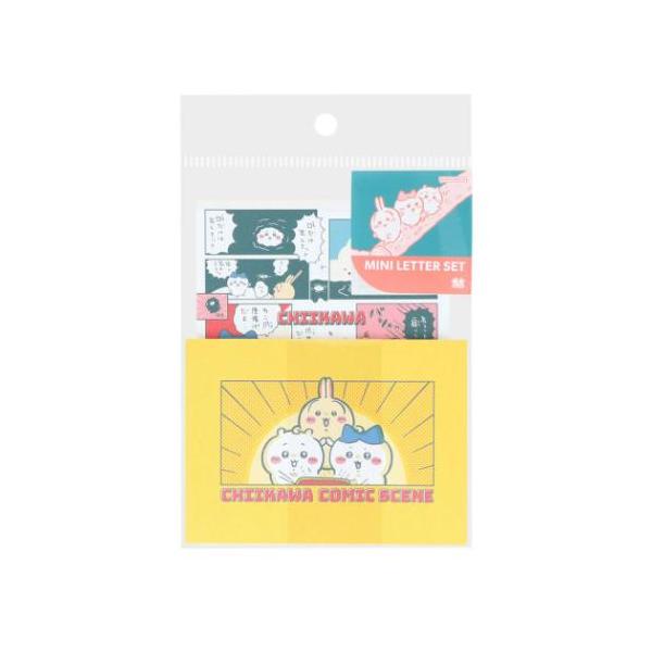 「レターセット」 ちいかわ グッズ 手渡し手紙セット キャラクター コミックシーンをテーマにした漫画風デザインシリーズ ちいかわ ハチワレ うさぎ達の何気ない日常を描いたX(旧：Twitter)に投稿される漫画が大人気イラストレーターのナガ...