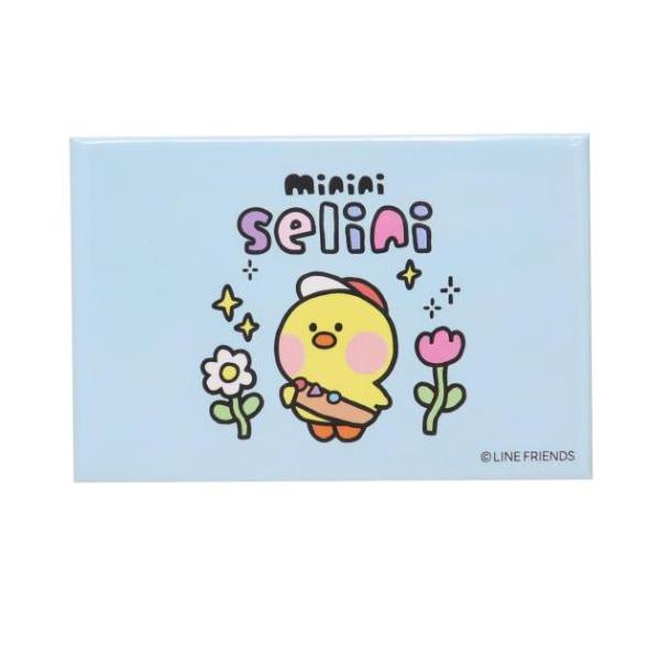 「クリップ マグネット」 LINE FRIENDS minini グッズ 磁石 キャラクター スクエアマグネット サリニ 冷蔵庫やデスクなどに！ 不思議な可愛さが魅力の[LINE FRIENDS minini]グッズにまたまた可愛いnewア...