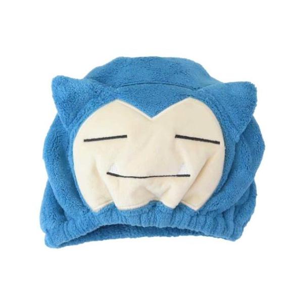 「キャップタオル」 ポケットモンスター ポケモン キャラクター ヘアドライタオル帽子 ヘアキャップ カビゴン お風呂上りやプール後のかわいいヘアドライキャップ 大人気[POCKET MONSTER/ポケットモンスター]グッズにまたまた可愛い...