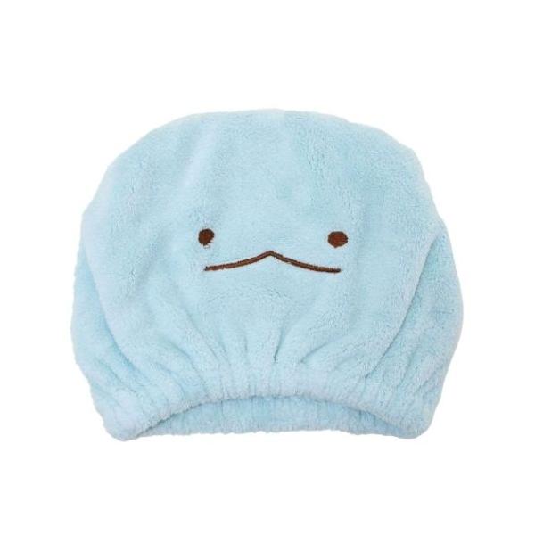 「キャップタオル」 すみっコぐらし ヘアドライタオル帽子 タオルキャップ とかげ サンエックス お風呂上りやプール後のかわいいヘアドライキャップ サンエックスの大人気キャラクター[すみっこぐらし]グッズにまたまた可愛いnewアイテム登場こち...