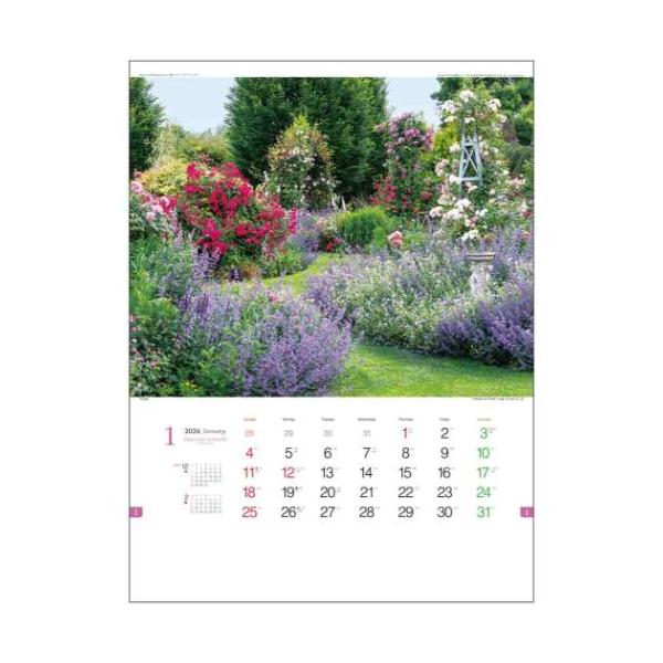 「風景 写真」 2026 Calendar イングリッシュ ガーデン コレクション 壁掛けカレンダー2026年 フォト トーダン 英国式庭園を女性の視点で厳選しました 人気のイングリッシュガーデンを女性の視点で厳選しました先の月を探すのに便...