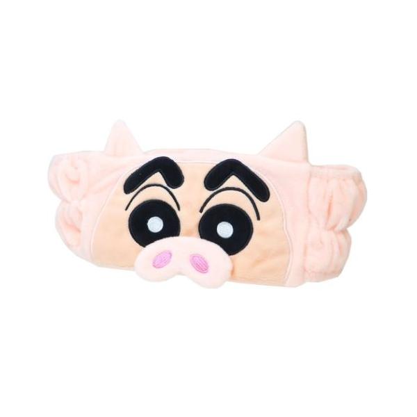 「ヘアアクセサリー」 クレヨンしんちゃん アニメキャラクター ヘアアクセ ヘアバンド 変身しんちゃん ぶた お風呂上りやスキンケア、メイクなどに便利なヘアバンド 大人気アニメ[クレヨンしんちゃん]グッズにまたまた可愛いnewアイテム登場こち...