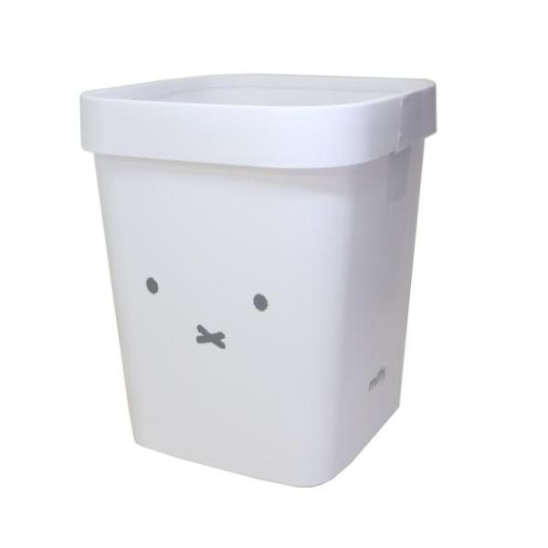 「ゴミ箱 ダストボックス」 ミッフィー ストックス ストッパー付きダストボックス ゴミ箱 フェイス ディックブルーナ 袋が留められるストッパー付きのダストボックス ディックブルーナの人気絵本[miffy/ミッフィーちゃん]グッズにまたまた可...