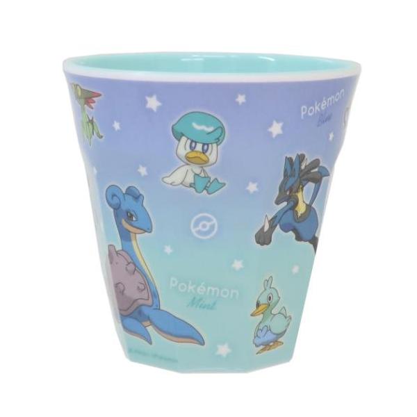 「メラミンカップ」 ポケットモンスター メラミンカップ メラミンコップ グラデーション ブルー＆ミント ポケモン キャラクター 子供用コップにもちょうどいい 割れにくいメラミン樹脂製 大人気[POCKET MONSTER]グッズにまたまた可...
