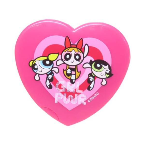 「ブラシ くし」 パワーパフガールズ くし ハート型ミラーコーム ハート いつでもどこでも身だしなみチェック スーパーパワーを持ったブロッサム バブルス バターカップの3人娘が大活躍する[POWER PUFF GIRLS]グッズにまたまた可...