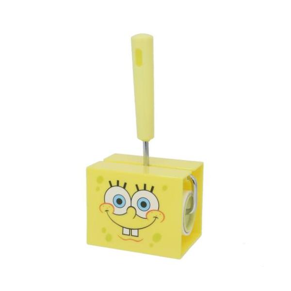 「洗濯 清掃用品」 スポンジボブ キャラクター 掃除用品 キャラコロクリーナーS コンパクトでお部屋に置いても可愛く、コロコロキレイにお掃除 大人気[スポンジボブ]グッズにまたまた可愛いnewアイテム登場こちらはお部屋をころころキレイにお掃...