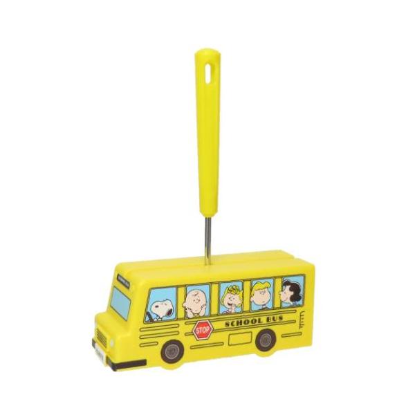 「洗濯 清掃用品」 スヌーピー バス型ローラークリーナー 掃除用品 イエロー ピーナッツ キャラクター お部屋に置いても可愛く、いつでもコロコロキレイにお掃除 大人気[PEANUTS/SNOOPY]グッズにまたまた可愛いnewアイテム登場こ...