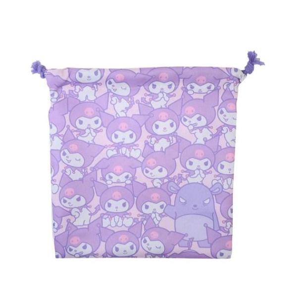 「巾着袋」 クロミ キャラクター 巾着袋 フラット巾着 きんちゃくポーチ ぎゅうぎゅう2 サンリオ 小物がたくさん入るかわいい巾着ポーチ 大人気サンリオキャラクターグッズにまたまた可愛いnewアイテム登場こちらは便利な[フラット巾着]小物を...