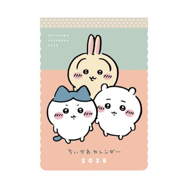 「キャラクター キッズ」 ちいかわ 壁掛けカレンダー2026年 2026 Calendar キャラクター 大人気[ちいかわ]2026年カレンダー ちいかわ ハチワレ うさぎ達の何気ない日常を描いたSNSに投稿される漫画が大人気イラストレータ...