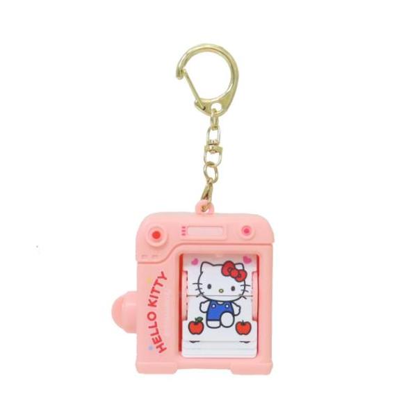 「おもちゃ」 ハローキティ サンリオ キャラクター おもちゃ パラパラ漫画キーホルダー つまみをまわして放すとイラストが動き出す 大人気サンリオキャラクターグッズからまたまた可愛いnewアイテム登場こちらはバッグにつけてもかわいい[パラパラ...