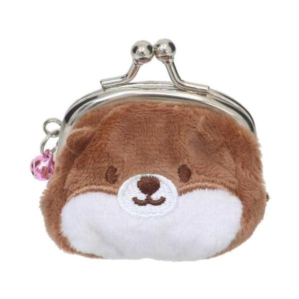 「コインパース」 小銭入れ プチがま口 カワウソ アニマル ユニック 手のひらサイズで可愛いがま口型ミニポーチ 毎日が楽しくなるキュートなZAKKAシリーズこちらは目薬やイヤホンなど小物入れにもちょうどいい[ミニガマグチコインケース]コンパ...