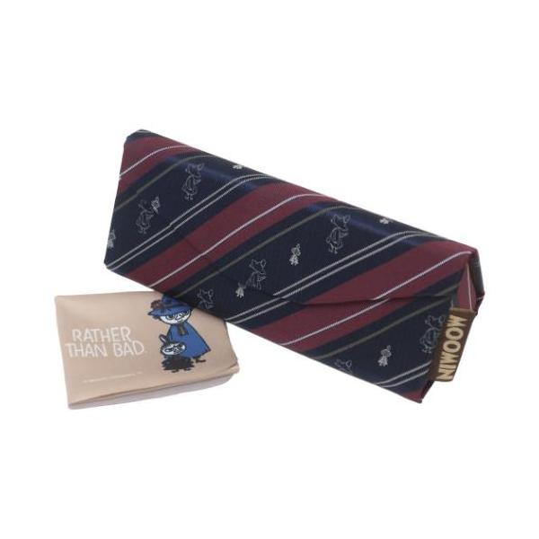 「メガネ サングラス」 ムーミン 眼鏡ケース ジャガード折りたたみメガネケース クロス付き スナフキン＆リトルミイ 北欧 使わない時には折りたためてコンパクトに持ち運べる 大人気[Moomin/ムーミン]グッズにまたまた可愛いnewアイテム...