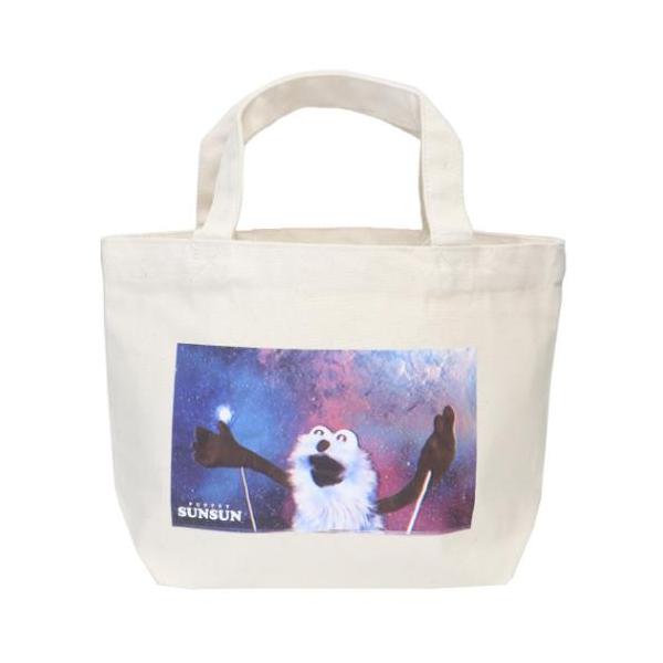 「ランチトート」 パペットスンスン ランチトート PUPPET SUNSUN ランチバッグ キャラクター 宇宙 NL お弁当入れやワンちゃんのお散歩などに使えるマチ付きバッグ SNSで人気のキャラクター[パペットスンスン]グッズにまたまた可...