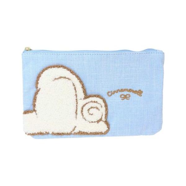 「コスメポーチその他」 シナモロール コスメポーチ サガラ刺繍フラットポーチ だらりん サンリオ ヤスダ通商 だらりんとくつろぐ無防備な姿に癒される 大人気サンリオキャラクターグッズにまたまた可愛いnewアイテム登場こちらは使いやすい[フラ...