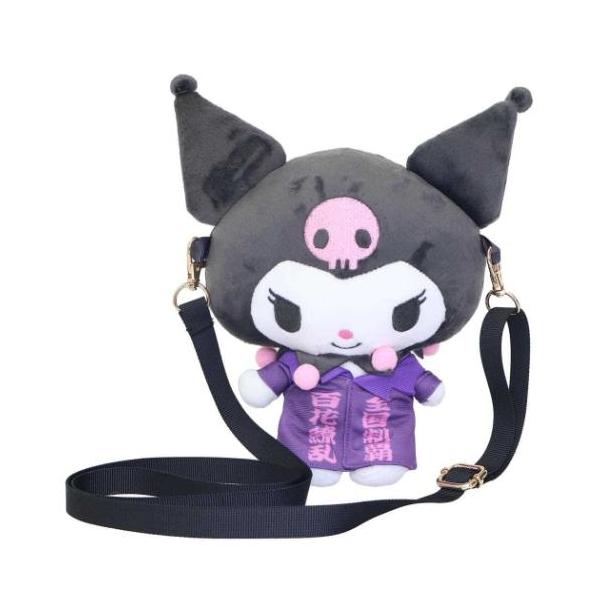 「ショルダーバッグ」 クロミ グッズ ミニショルダー キャラクター ガクランショルダー 人気のかわいいぬいぐるみバッグ 大人気サンリオキャラクターグッズにまたまた可愛いnewアイテム登場こちらはとってもかわいい[ぬいぐるみポシェット]ふわふ...