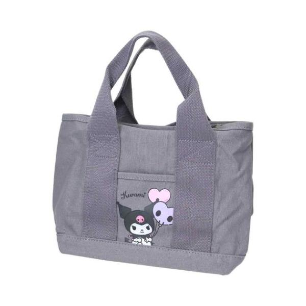 「ランチトート」 クロミ キャラクター ランチバッグ 帆布仕切りミニトートバッグ サンリオ 3つの仕切りに正面ポケットが付いたかわいいミニトート 大人気サンリオキャラクターグッズにまたまた可愛いnewアイテム登場こちらはお散歩などちょっとし...