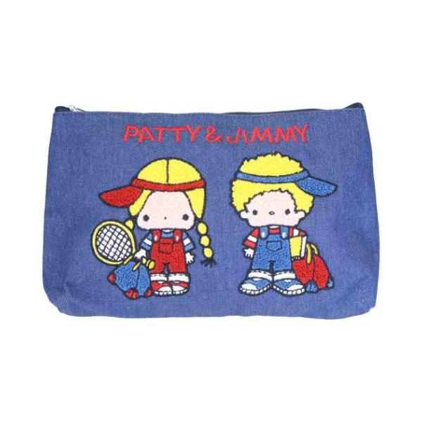 大人気サンリオキャラクターグッズにまたまた可愛いnewアイテム登場こちらは使いやすい[デニムサガラ ポーチ]コスメや小物などしっかり収納できますB6サイズのメモ帳まで入るのでペンケースとしてもスマホケースとしても使えます他にもかわいいペンポ...