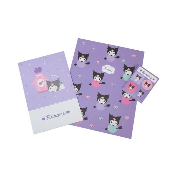 「レターセット」 クロミ 手紙セット レターセット シンプルかわいい サンリオ キャラクター 大切な人に贈りたくなるかわいいLETTER SET 大人気サンリオキャラクターのキュートなステーショナリーシリーズこちらは定番アイテム[レターセッ...