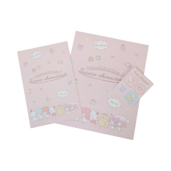 「レターセット」 手紙セット サンリオキャラクターズ レターセット Sanrio 山野紙業 かまって！キュン 大切な人に贈りたくなるかわいいLETTER SET 大人気サンリオキャラクターズのキュートなステーショナリーシリーズこちらは定番ア...