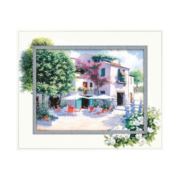 「取寄品」 「風景画」 風景画 ピーターモッツ ビッグアート デイドリーム デライト Mサイズ BA-06013 新築祝いなどにおすすめ  お花いっぱいの優しい雰囲気の風景画 作家：ピーター モッツ/オランダ男性作家人気アーティスト、ピータ...