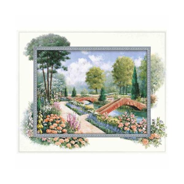 「取寄品」 「風景画」 風景画 ピーターモッツ ビッグアート モーメント トゥ チェリッシュ Mサイズ BA-06015 新築祝いなどにおすすめ  お花いっぱいの優しい雰囲気の風景画 作家：ピーター モッツ/オランダ男性作家人気アーティスト...