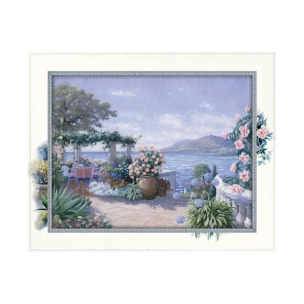 「取寄品」 「風景画」 風景画 ピーターモッツ ビッグアート マグニフィセント ビュー Lサイズ 新築祝いなどにおすすめ  お花いっぱいの優しい雰囲気の風景画 作家：ピーター モッツ/オランダ男性作家人気アーティスト、ピーター モッツが、ビ...