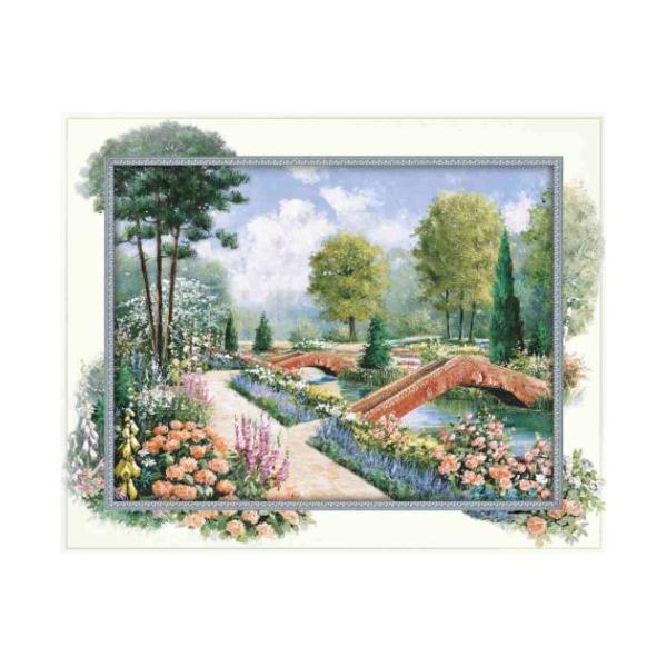 「取寄品」 「風景画」 風景画 ピーターモッツ ビッグアート モーメント トゥ チェリッシュ Lサイズ BA-10060 新築祝いなどにおすすめ  お花いっぱいの優しい雰囲気の風景画 作家：ピーター モッツ/オランダ男性作家人気アーティスト...