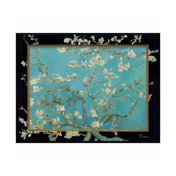 「取寄品」 「名画」 名画 フィンセント ファン ゴッホ ビッグアート 名画LLシリーズ アーモンドの花 BA-13501 フレームと名画が一体になった迫力あるアートフレーム モダンな黒いフレームで、お部屋をスタイリッシュに彩ります。いつま...