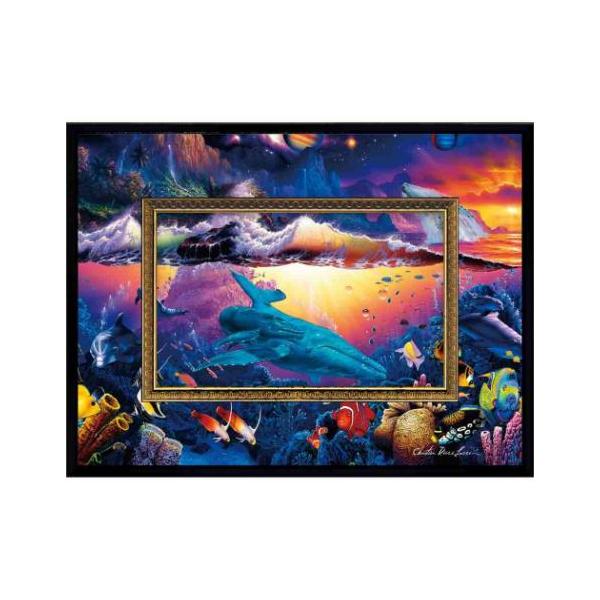「取寄品」 「風景画」 風景画 クリスチャン リース ラッセン ビッグアート Sサイズ ギャラクシー オブ ライフ3 ユーパワー ラッセンの世界がフレームまで平がるダイナミックなアート 作家：クリスチャン リース ラッセン/アメリカ男性作家...