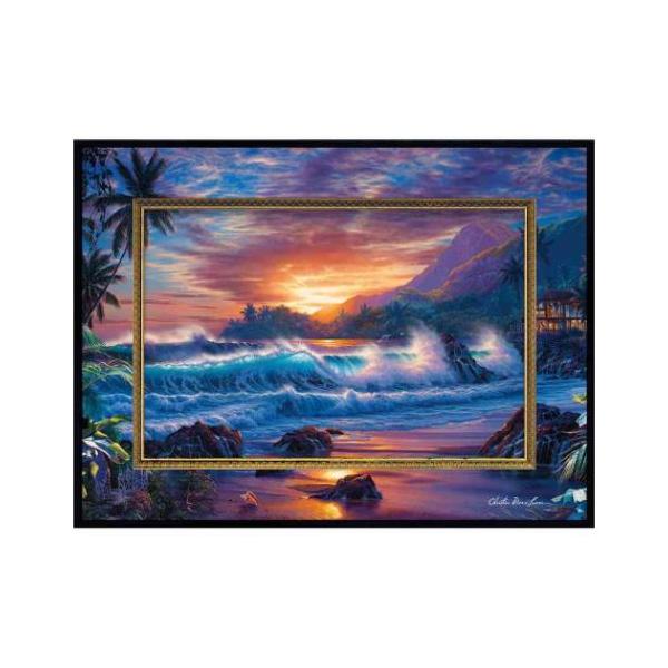 「取寄品」 「風景画」 ビッグアート Mサイズ クリスチャン リース ラッセン 風景画 ユーパワー ラッセンの世界がフレームまで平がるダイナミックなアート 作家：クリスチャン リース ラッセン/アメリカ男性作家鮮やかで美しいクリスチャン リ...