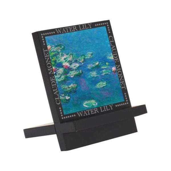 「取寄品」 「イーゼル 壁掛け金具」 名画 木製イーゼルアート モネ イーゼル EA-00806 ユーパワー 睡蓮2 スマホなどを置くのに便利なアートイーゼル 様々な名画が木製イーゼルになりましたスマホなどを置くのに便利なアートイーゼルパー...