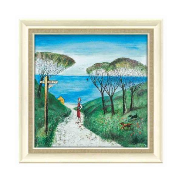 「取寄品」 「インテリアパネル」 額付きポスター ジョーラム Joe Ramm ビーチ パス 絵画を飾ってワンランク上のお洒落な空間に 作家：ジョー ラム/イギリス女性作家イラストレーターになるべくハーロー美術学校に入学。卒業後はロンドンで...