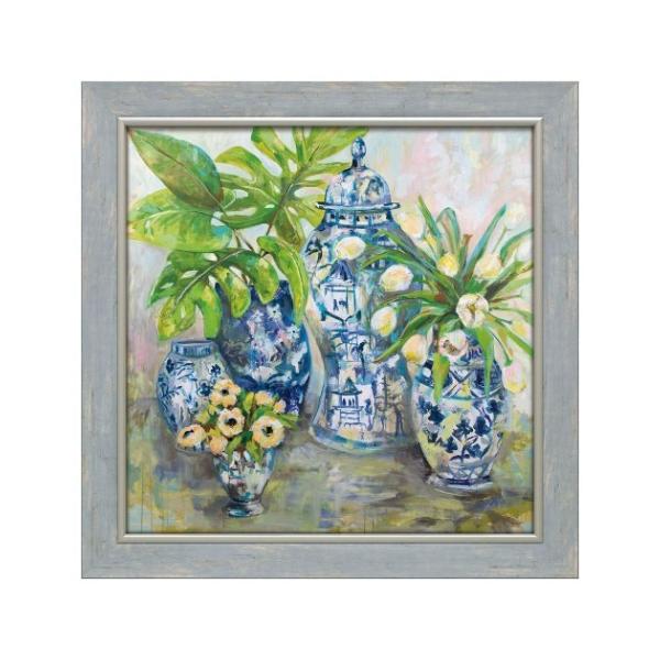 「取寄品」 「フラワーアート」 額付き ポスター ジャネットヴェルテンテス Jeanette Vertentes スプリング ジンジャー ユーパワー JV-12001 絵画を飾ってワンランク上のお洒落な空間に 作家：ジャネット ヴェルテンテ...