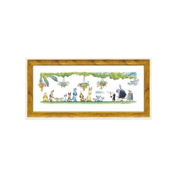 「取寄品」 「動物 人物」 動物画 ルイ シン フォトグラフ Louis Shin LS-05023 フレーム付き お気に入りの絵画を飾って、アートのある豊かな暮らしを 作家：ルイ シン（日本男性作家）1938年東京下町生まれ。本名 平野琳...