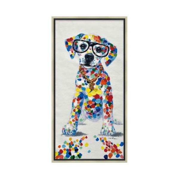 「取寄品」 「動物 人物」 動物画 オイルペイントアート ドローイング ユーパワー カラフルモダンな絵画が楽しいインテリアを演出します キャンバスにひとつひとつハンドペイントが施されたアートに樹脂フレームをセットしたアートフレーム。バリエー...