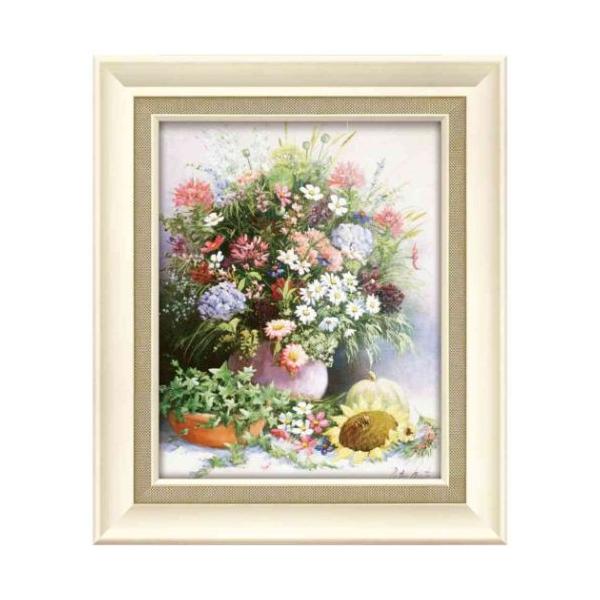 「取寄品」 「フラワーアート」 額付きポスター ピーターモッツ Peter Motz シーズンズ ウォームス PM-05058 絵画を飾ってワンランク上のお洒落な空間に 作家：ピーター モッツ/オランダ男性作家幼少より自然界の色彩の妙に魅せ...