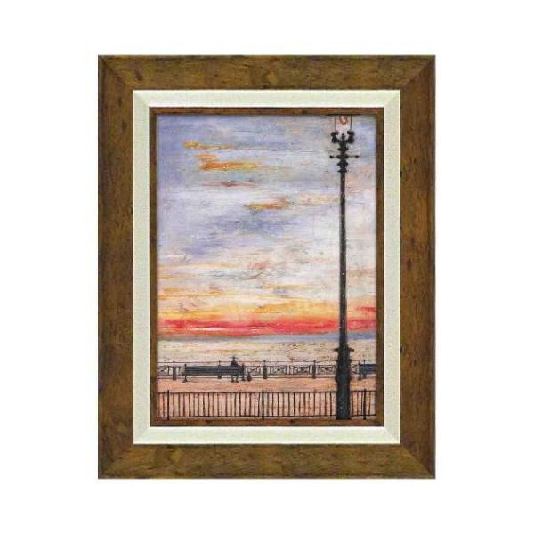 「取寄品」 「カフェ風インテリア」 額付きポスター サムトフト Sam Toft ひとっこひとりいない ST-05844 絵画を飾ってワンランク上のお洒落な空間に 作家：サム トフト/イギリス女性作家スイートピー色のウサギ 犬と共に仕事と生...