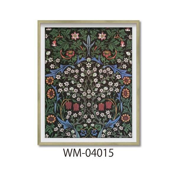 「取寄品」 「フラワーアート」 William Morris ウィリアムモリス 額付きポスター ユーパワー りんぼく ウィリアムモリスのモダン ファンタジーな世界を演出 作家：ウィリアム モリス/イギリス男性作家1834年イギリス ロンドン...