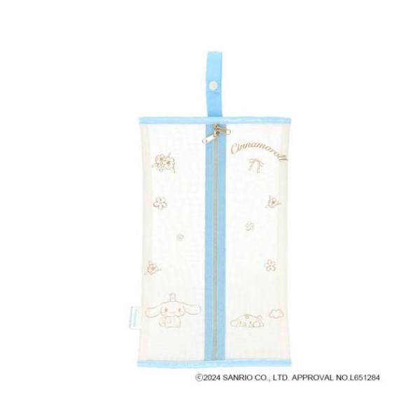 「ティッシュカバー」 シナモロール グッズ ボックスティッシュケース サンリオ キャラクター メッシュティッシュカバー 透け感がかわいい、メッシュ生地のティッシュカバー 大人気サンリオキャラクターグッズにまたまた可愛いnewアイテム登場透け...