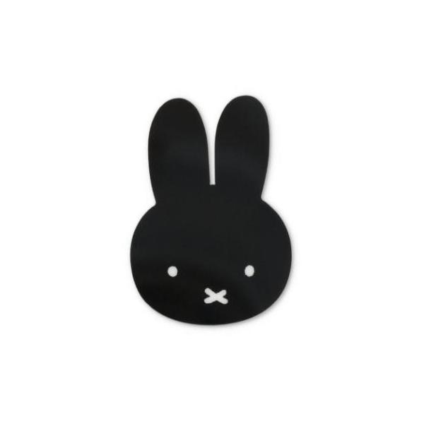 「クリップ マグネット」 ミッフィー アクリルマグネット ディックブルーナ 磁石 絵本キャラクター フェイス BK つやつやの質感とミルクカラーがかわいい ディックブルーナの人気絵本[miffy/ミッフィーちゃん]グッズにまたまた可愛いne...