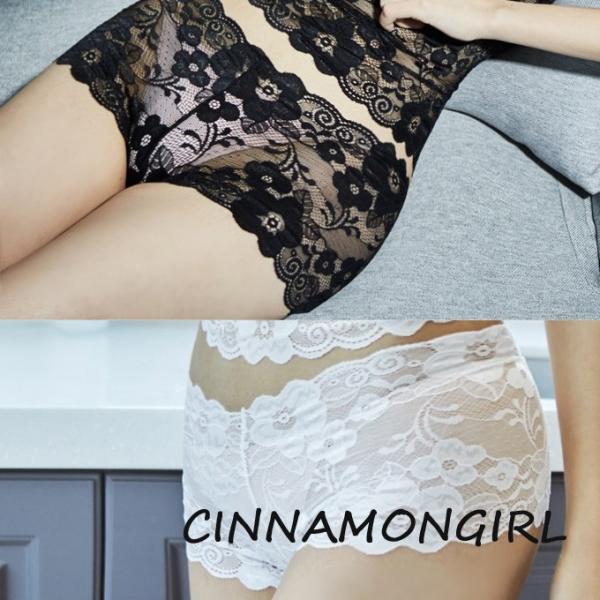 【全3色】レースショーツ　アイボリー/ブラック/ベージュ  単品 下着 インナー【panti031109】シナモンガール レース レディース アクセサリー  パーティー かわいい お姉さん きれいめ もて系 きれい系 お姉さん系 お嬢様系 ...