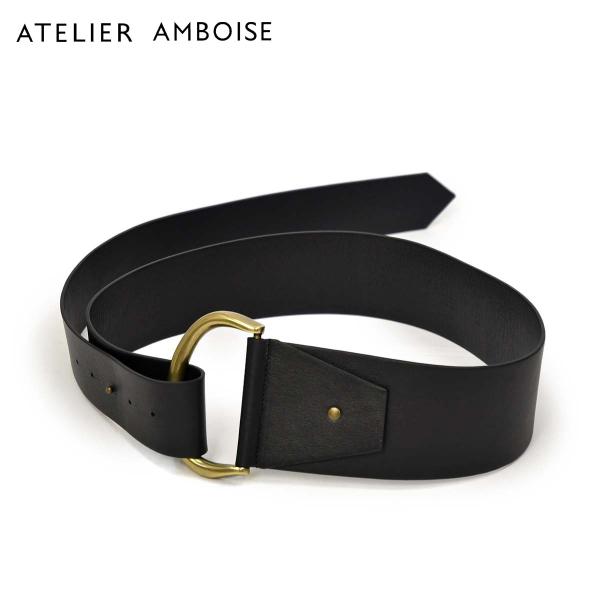 素材：牛革表示：80 全長(バックル含む)：約 133.5 cm幅 ：約 7.5cm 〜 4.5 cm