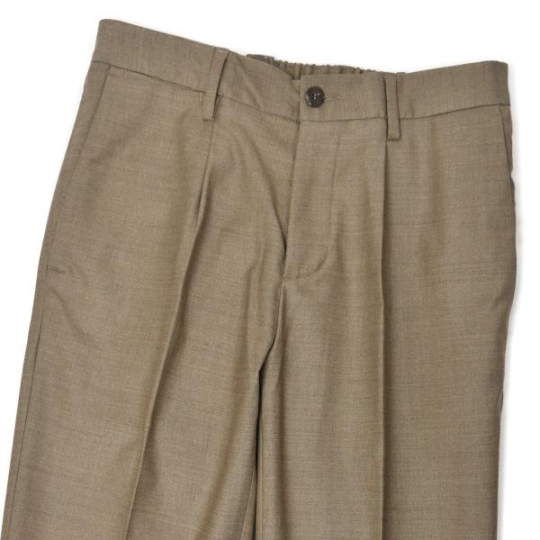 素材：ウール70% ポリエステル28% エラスタン2%仕様ワンプリーツ/1プリーツジップフライ表示：44・46・48・50目安サイズ：S・M・L・XLウエスト(cm)：72-78・76-82・80-86・82-88渡り幅(cm)：31・32...