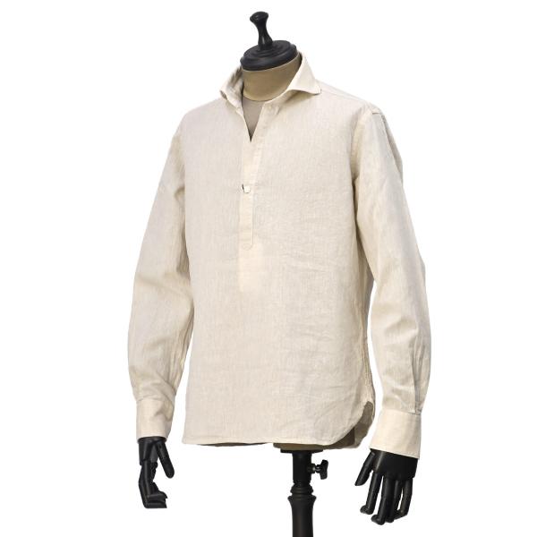 表示：S・M・Lバスト(cm)：104・108・112肩幅(cm)：43・45・47袖丈(cm)：62・63・64着丈(cm)：71・72・73素材リネン 55%　コットン 45%