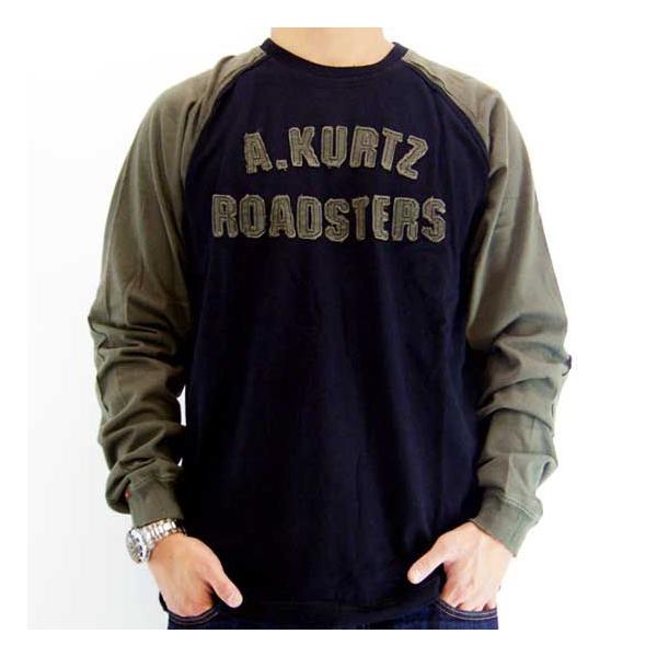 【アイテム説明】人気のラグランスリーブ２トーンカラーにブランドネームのアップリケ。肩越しのさりげないリメイク感。ベーシックなデザインでありながらクオリティーの高さを感じられる仕上がりのロンＴです。ベーシックなアイテムだけにコーディネートも幅...