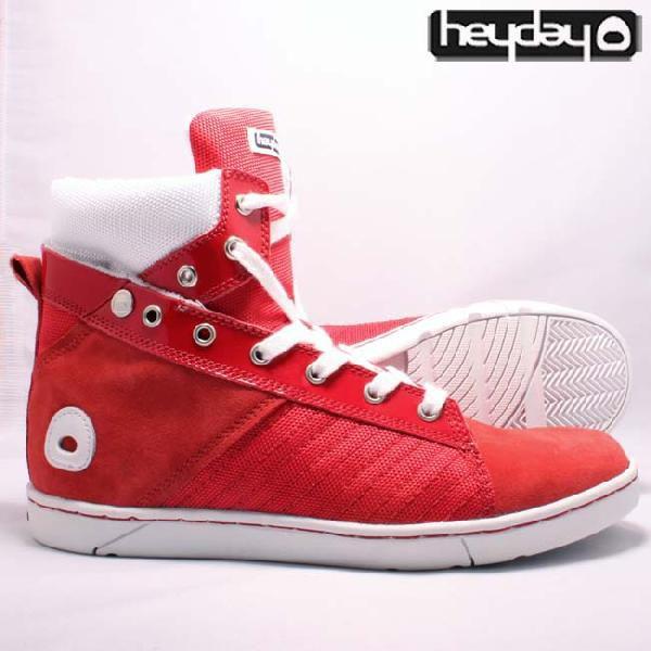 商品コード:-品番:JKC1012 カラー:レッド ホワイトスタイル:Shoes / 靴(シューズ)生産国:中国素材:アッパー：革製 , ソール：ラバー付属品：ブランドオリジナルステッカー・注目のスニーカーブランド「Heyday」より新作ス...