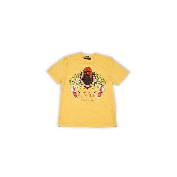 素材:コットン100%カラー:Goldサイズ/S着丈/約73cm 身幅/約54cm 袖丈/約24cm    ※色等、写真と実際の商品とは若干の違いがある場合がございます。予めご了承下さい。